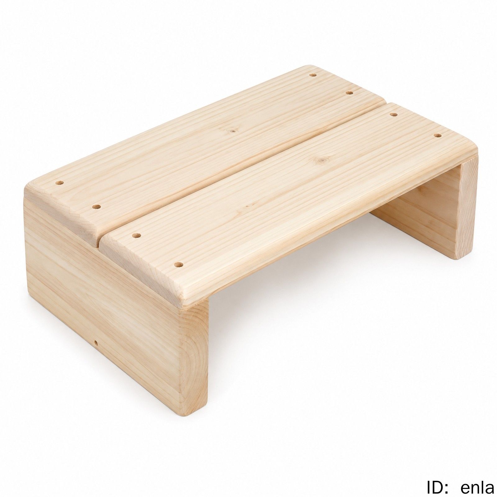 Деревянная скамеечка для ног (30x20x10 см)