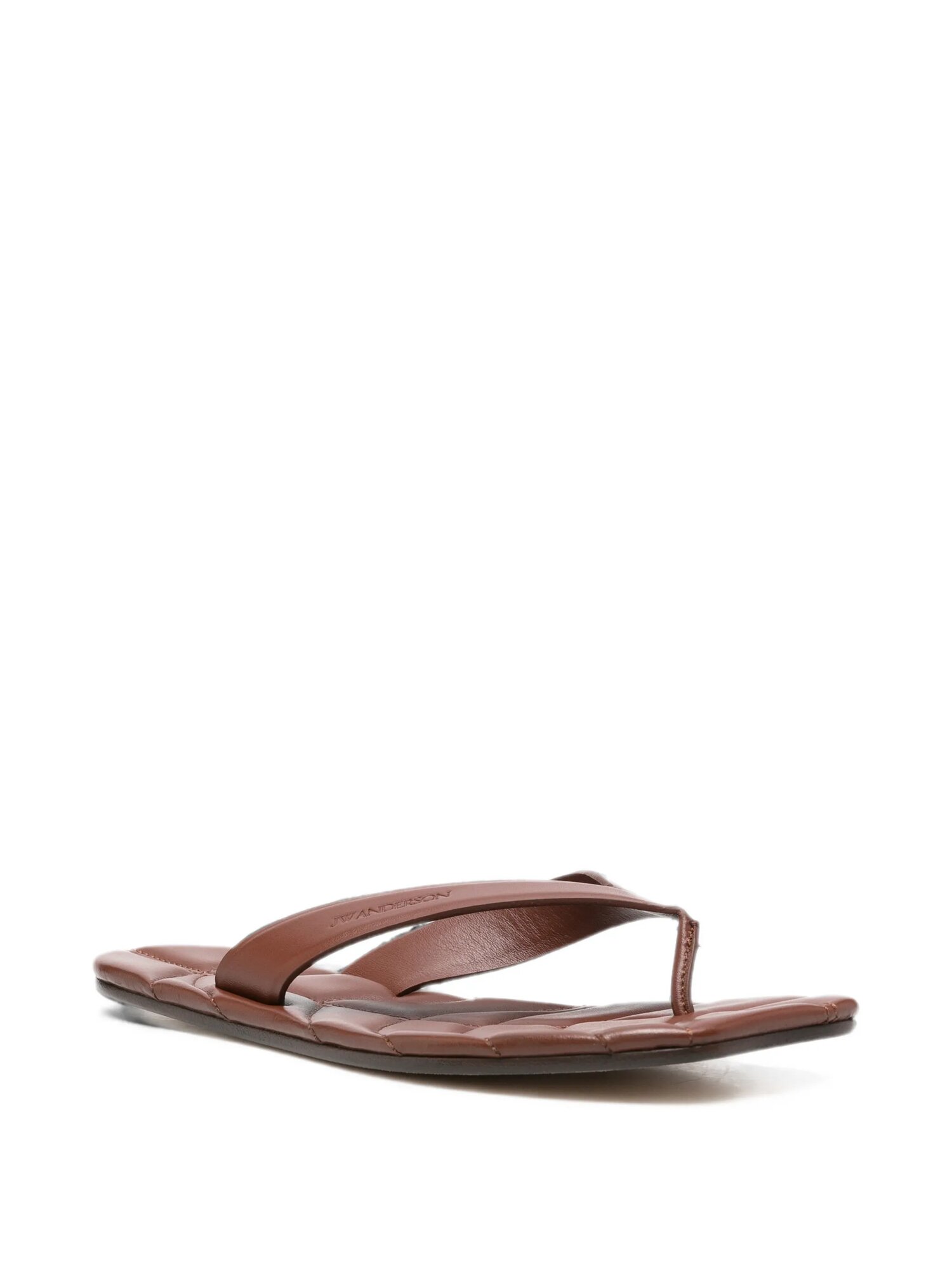 Шлёпанцы JW Anderson Quilted leather slides, размер 38 — фото 1