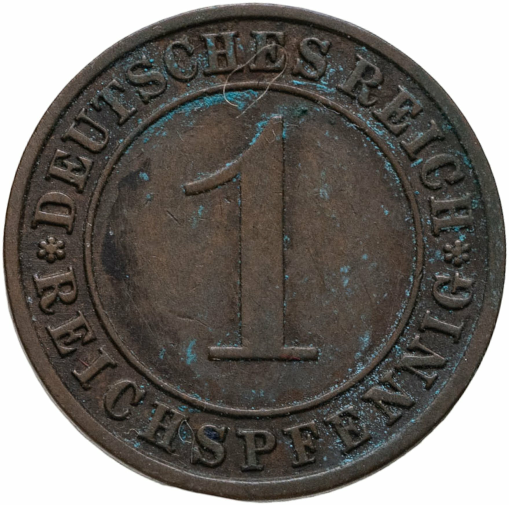 Германия 1 рейхспфенниг (reichspfennig) 1934 A знак монетного двора "A"  — Берлин