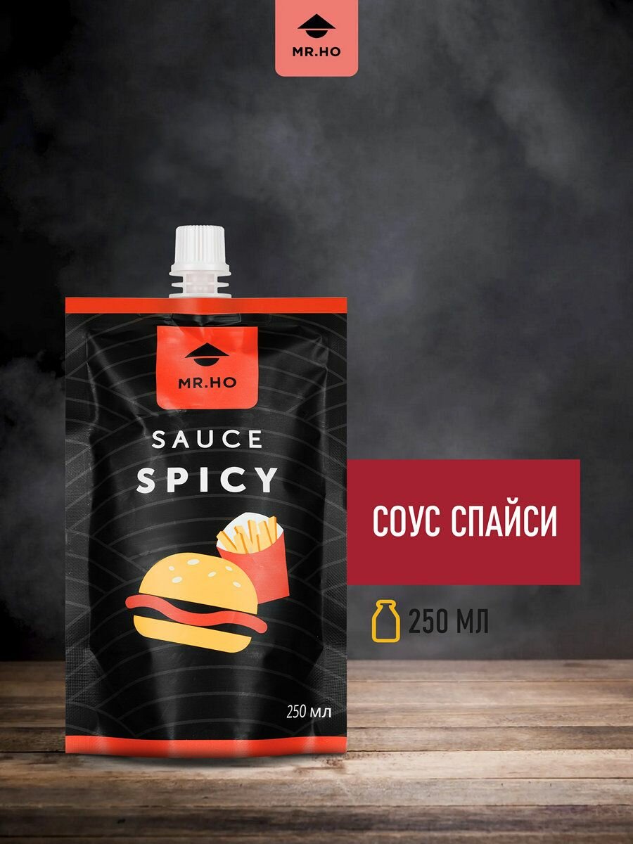 Соус спайси для роллов, суши, птицы, пиццы, морепродуктов MR.HO 250 мл острый 0.25 л