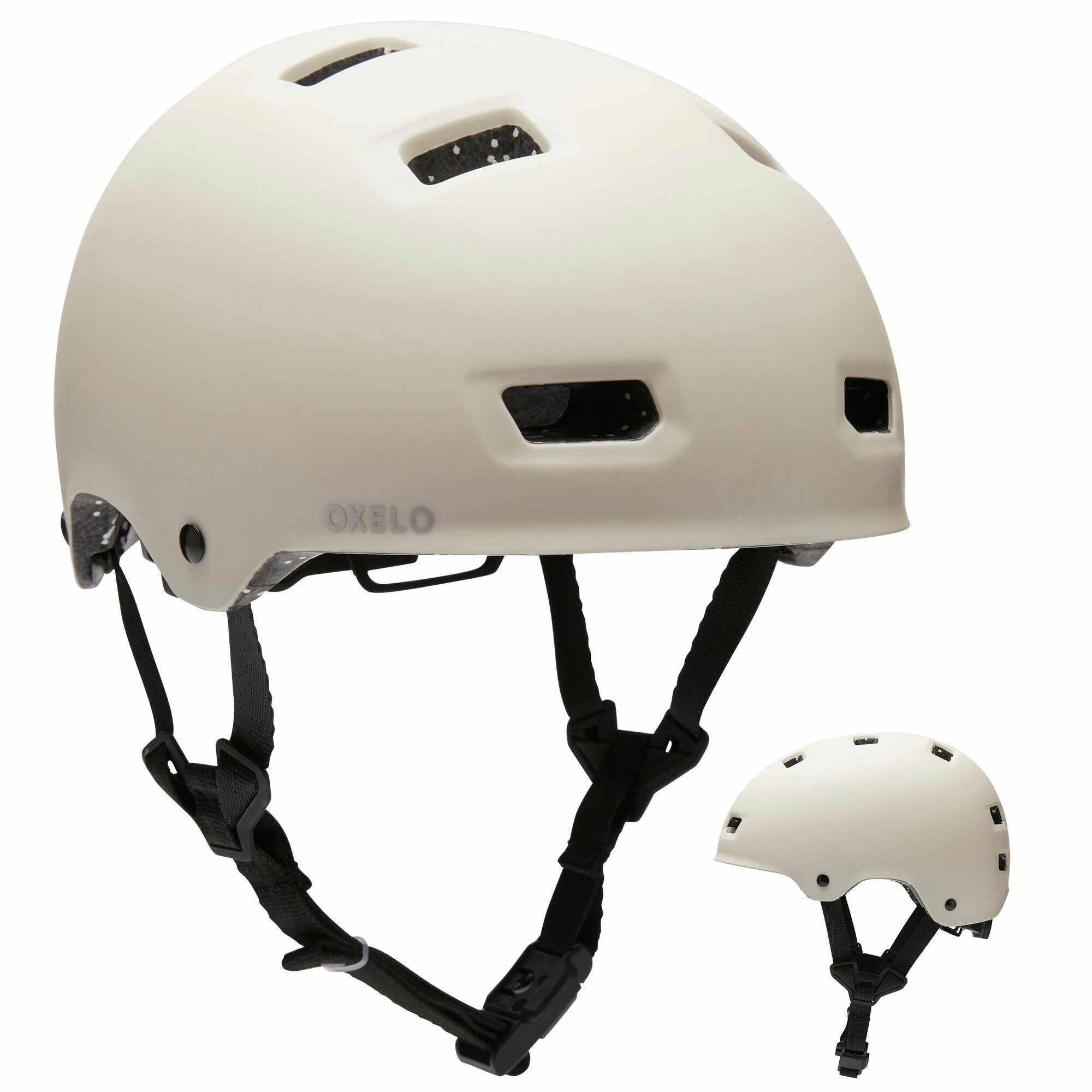 Шлем для роликов, скейтборда, самоката Oxelo MF900, Decathlon, Цвет: Землистый, Размер: М / 55-59 см