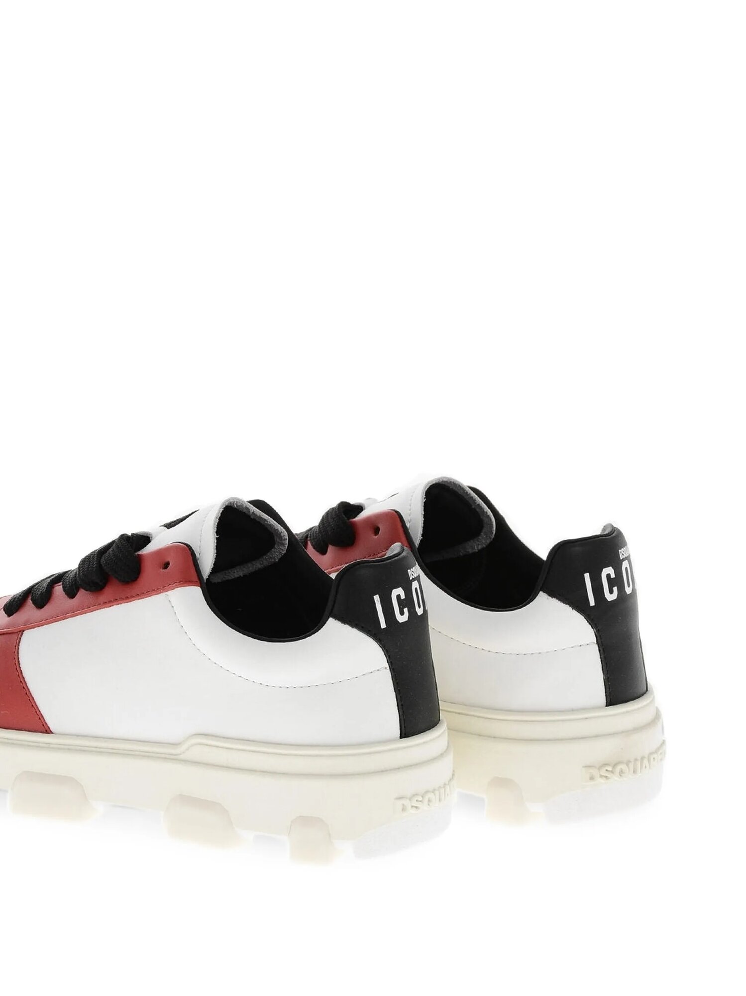 Кроссовки DSQUARED2 ICON low-top sneakers, размер 43.5, бежевый/белый — фото 1