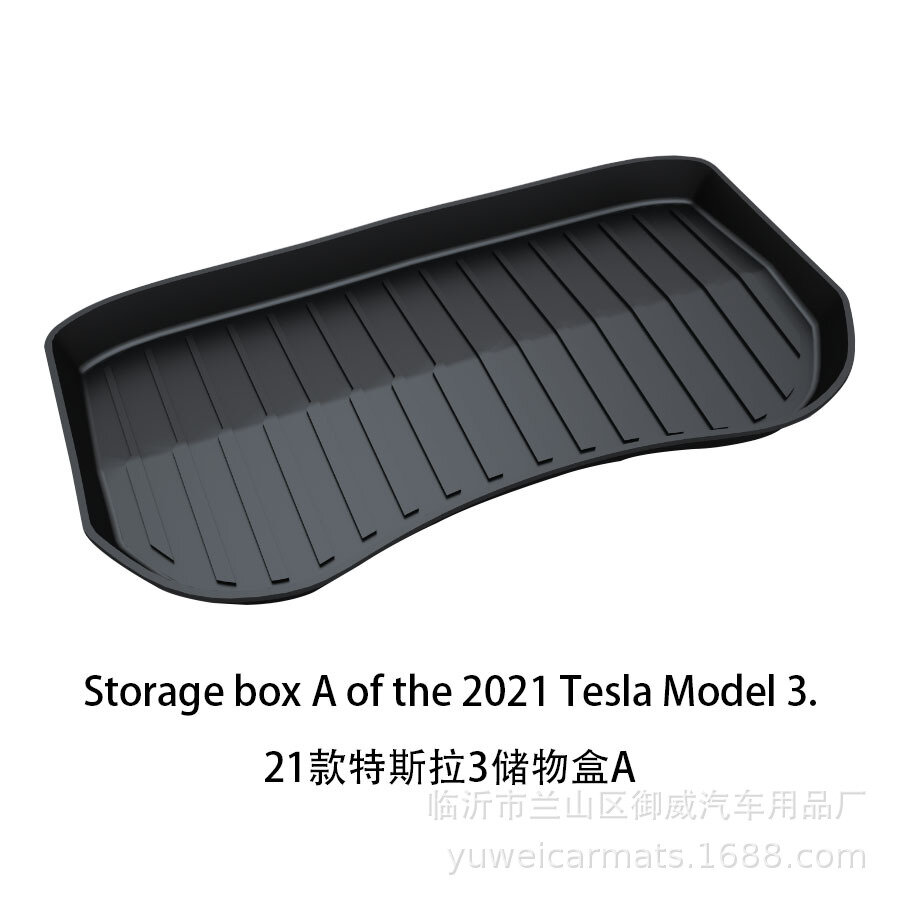 Система Хранения Тип А для 2021 Tesla Model Y - Водонепроницаемый ТПЭ Материал Оригинальная Подгонка Для Салона