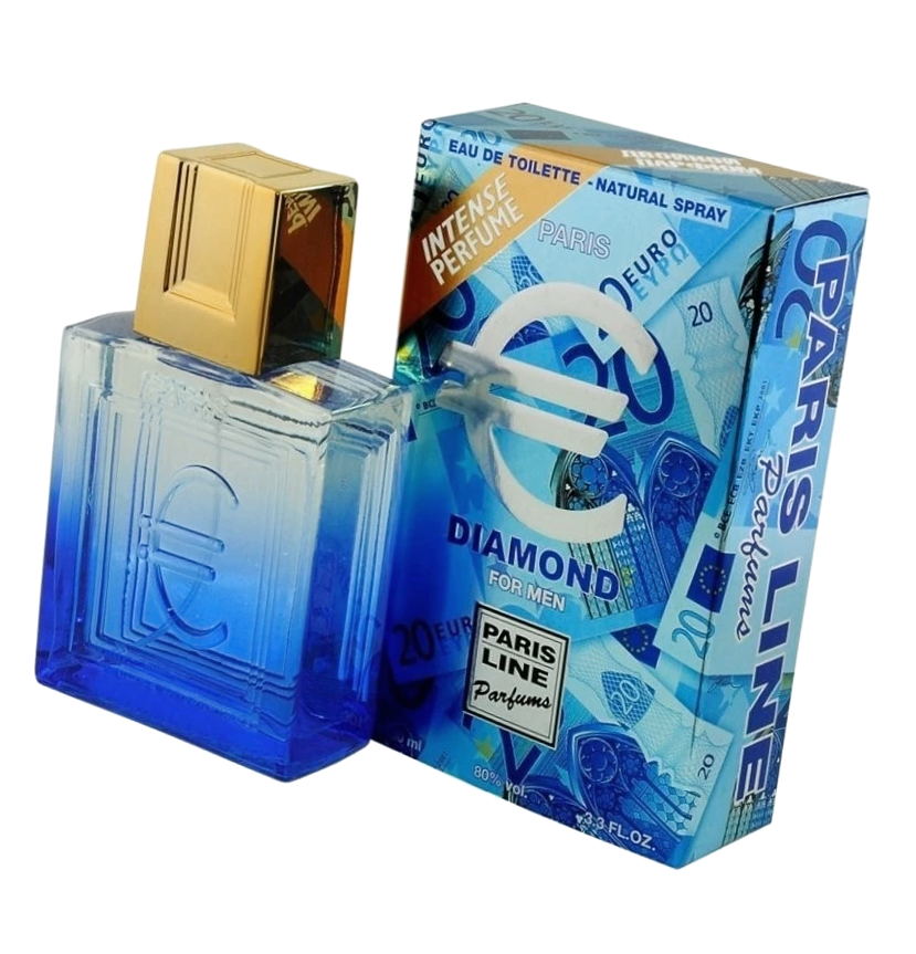 Мужской парфюм Paris Line Parfums Euro Diamond 100 мл / Пари Лайн Евро Даймонд