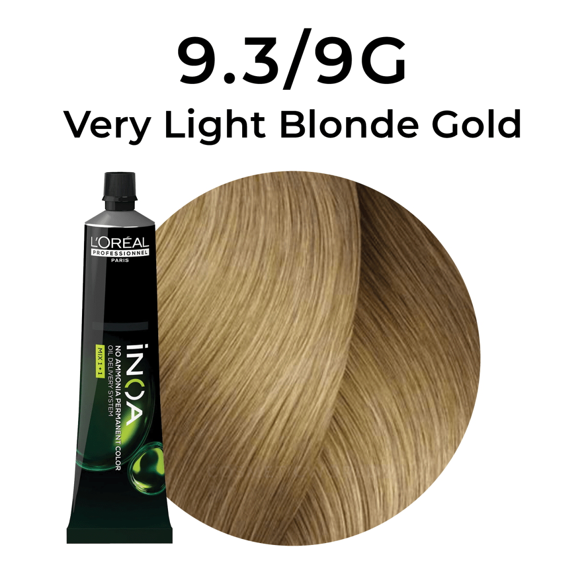 Loreal INOA 9.13 - Краска Иноа Очень светлый блондин пепельный золотистый 60 мл