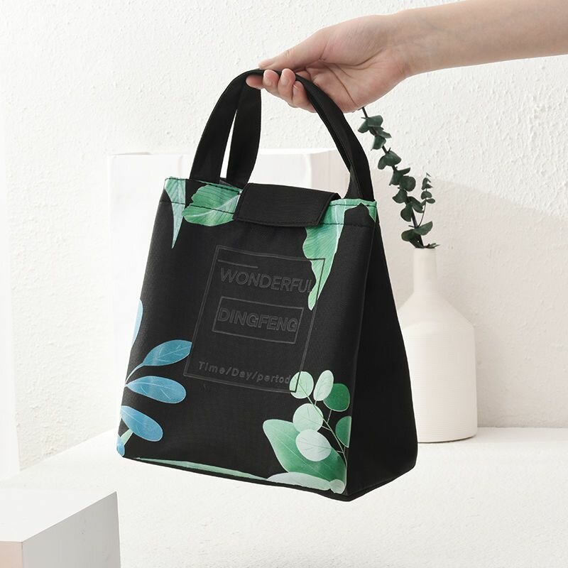 Портативная сумка для ланча Tote с термоизолированным кулером-ланч-боксом, сумочка для бинго за наличные