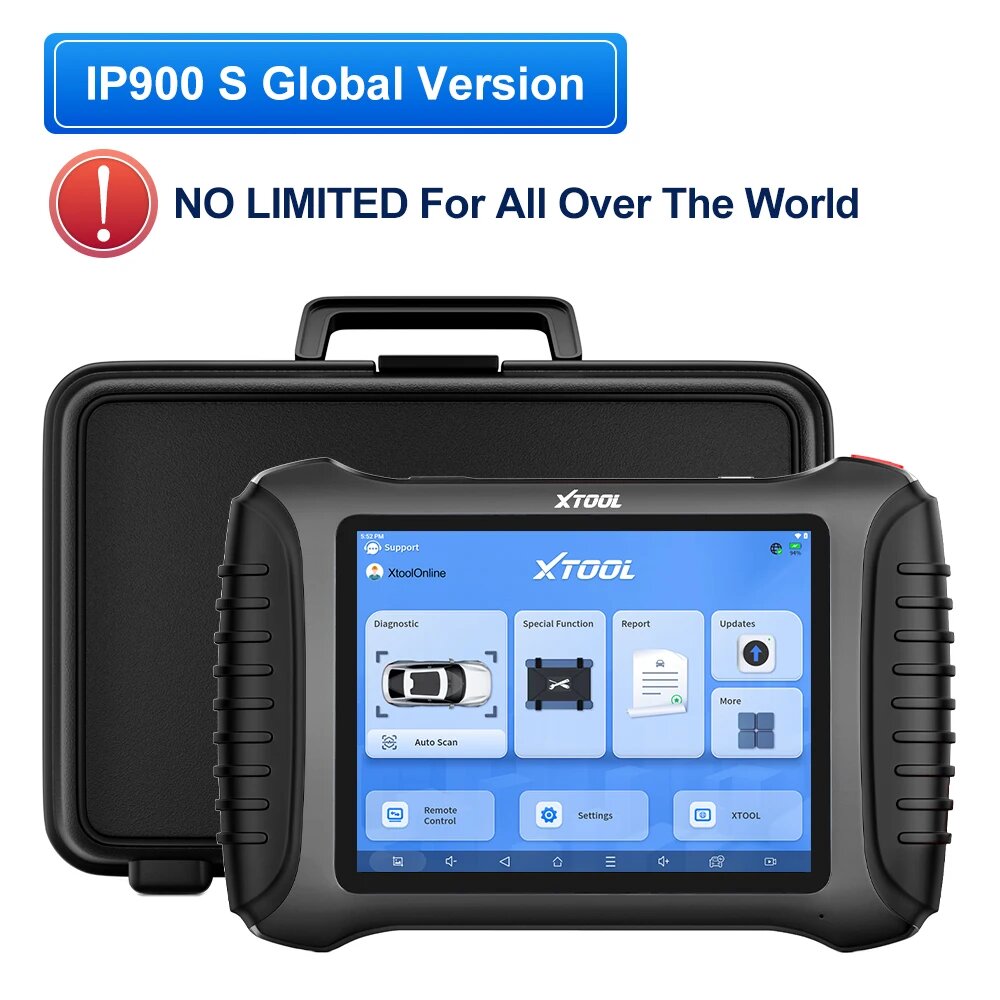 XTOOL InPlus IP900S автомобильные диагностические инструменты автомобильный сканер ECU кодирование ключей программирование двунаправленный 41+ топология услуг FCA