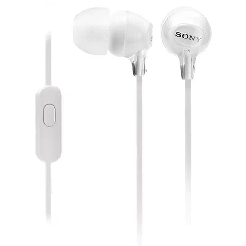 Sony MDR-EX15AP проводные наушники-вкладыши Белый, Белый, White