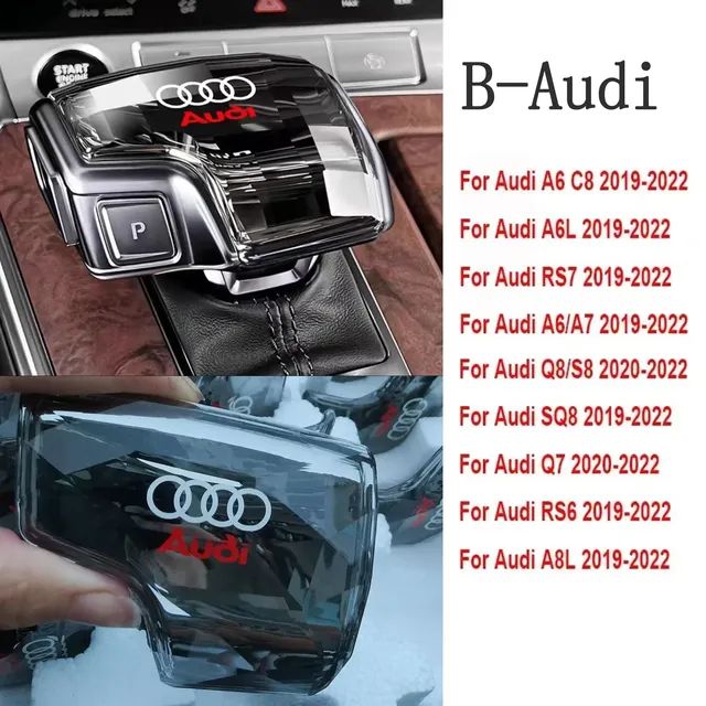 Тюнинговая хрустальная накладка ручки КПП для Audi