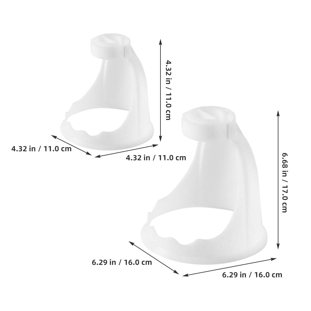 База Для Композиции Из Цветов 2 Штуки Белый 17.00X16.00X16.00Cm