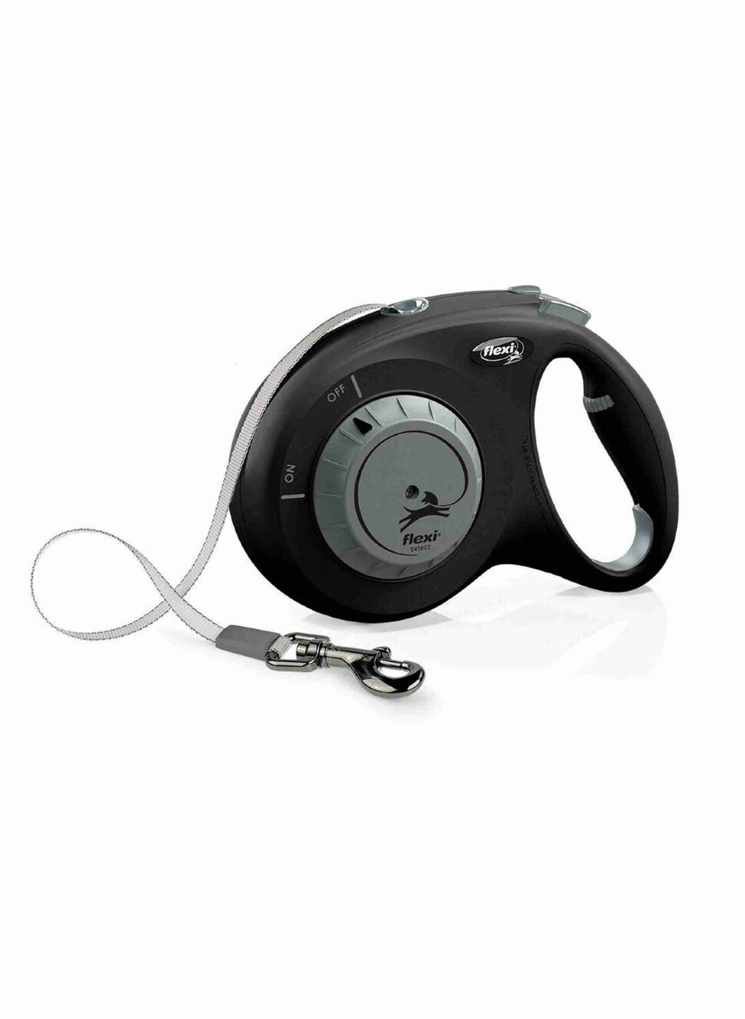 Поводок-рулетка Flexi Select tape 7m black, шт