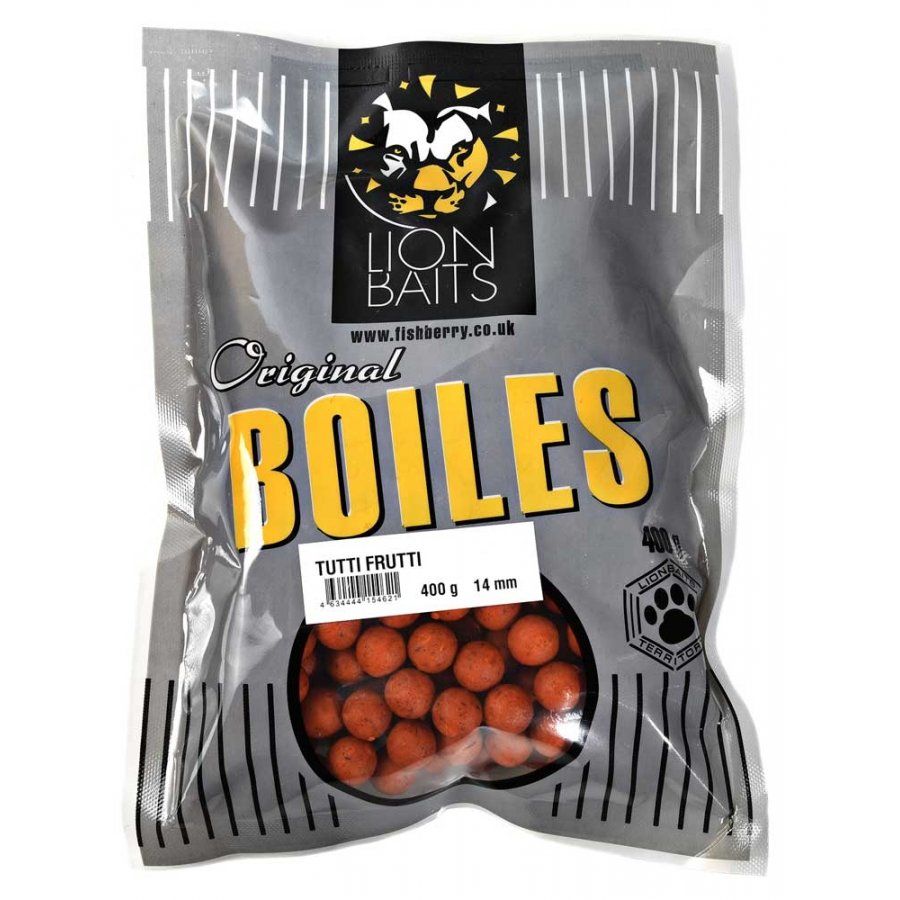 Бойлы тонущие LION BAITS серии ORIGINAL Тутти Фрутти Tutti Frutti 14мм 400гр
