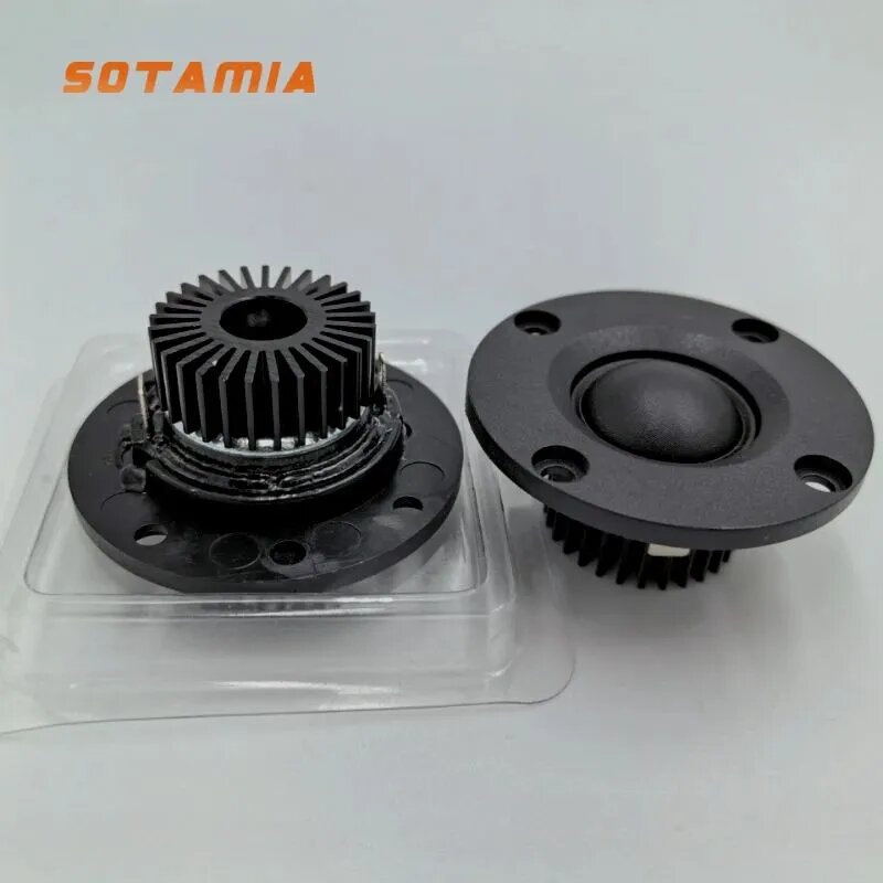 SOTAMIA 2Pcs 2-дюймовый Твитер Аудио Динамик 52 мм 4 Ом 20 Вт Шелковая пленка Hifi Высокие частоты Домашний громкоговоритель