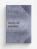 Actes et paroles | H. C. O. Huss | 1800 | Paris J. Hetzel | Репринт