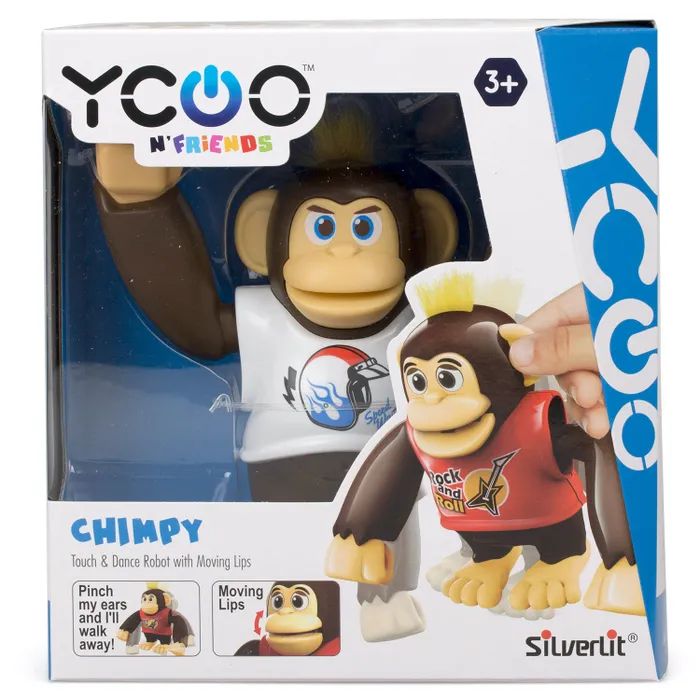 Робот YCOO Silverlit Обезьяна Чимпи Белая 88564-4
