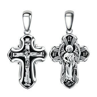 Крестик JEWELIN, серебро, 925 проба