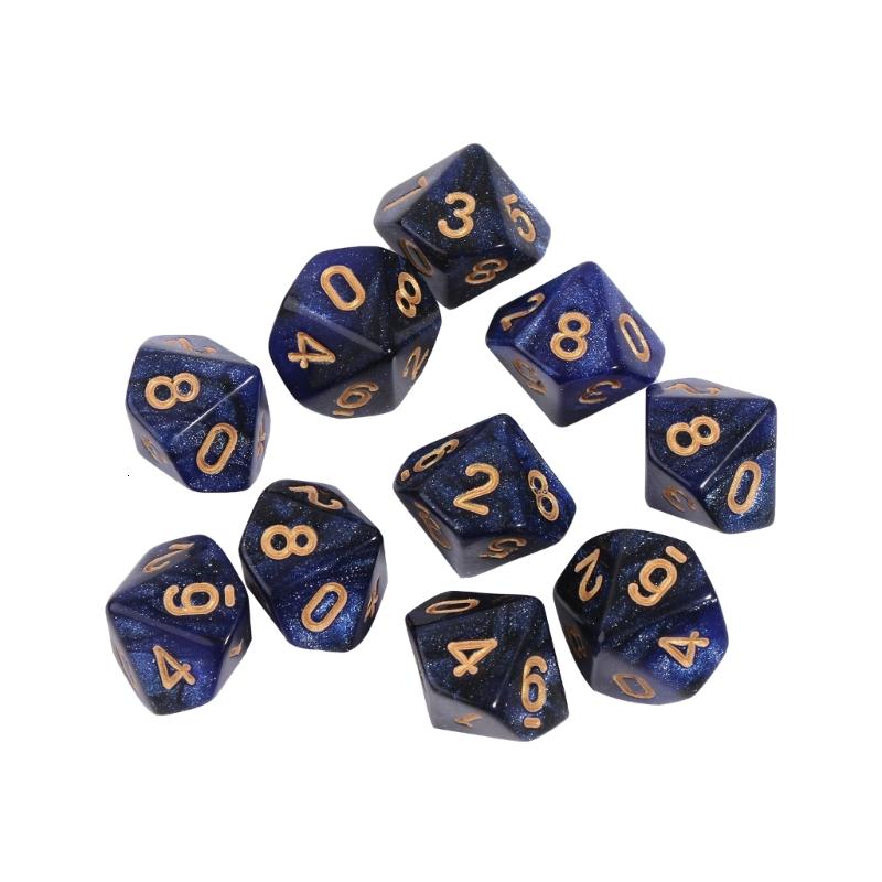 10-гранные кубики D10 (10 шт.), 1
