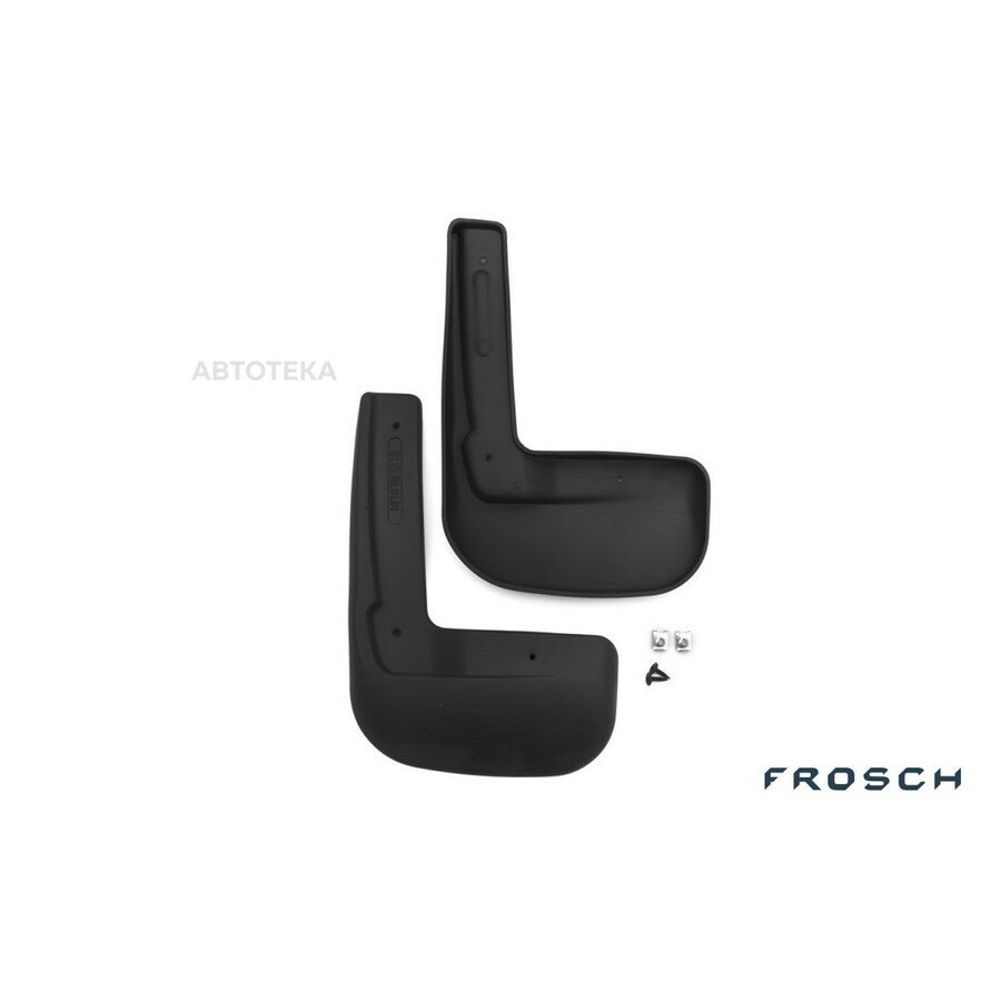 Брызговики передние VOLKSWAGEN Polo 2015-> сед. 2 шт. (полиуретан) FROSCH NLF5137F10