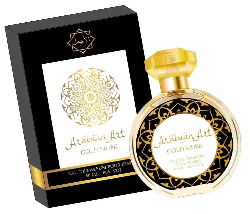 Euroluxe Arabian Art Gold Musk женский аромат 50 мл - Евролюкс Арабиан Арт Голд Муск с золотым мускусом