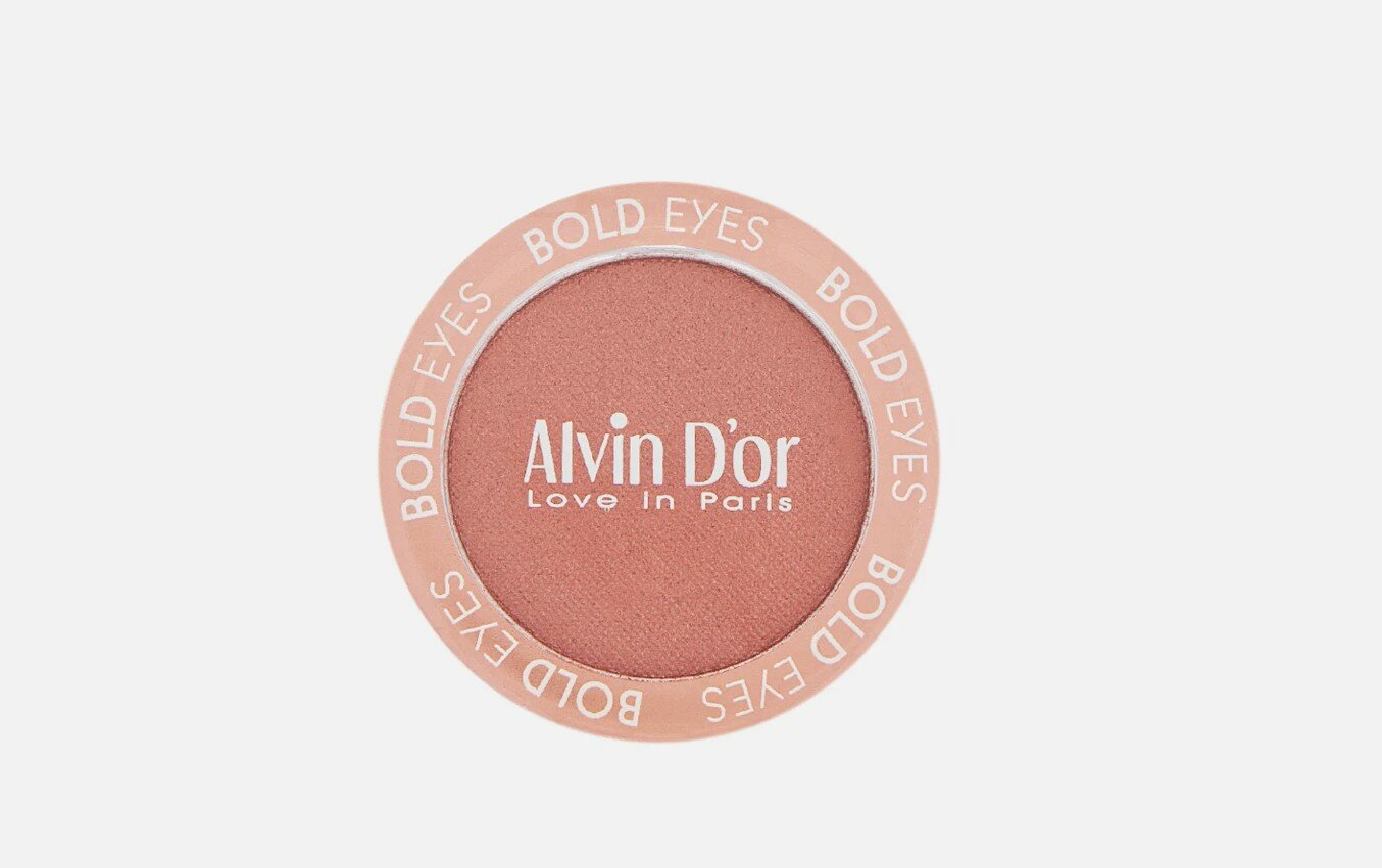 Тени для век компактные Bold Eyes Alvin D`or тон 07 жемчужная роза 2,5 г