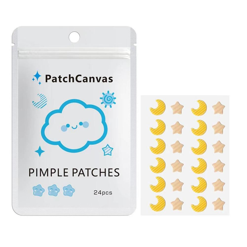 PatchCanvas Патчи для прыщей, 24 шт, в пакете с застежкой
