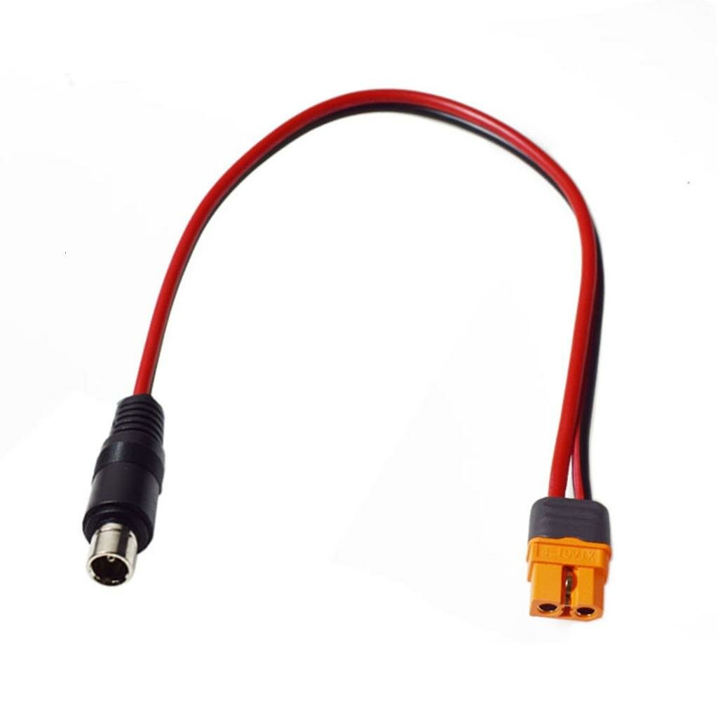 Кабель-переходник XT60I (мама) на 8.0x2.0мм (папа/мама), 14AWG, Самцы достигают 1 метра в длину