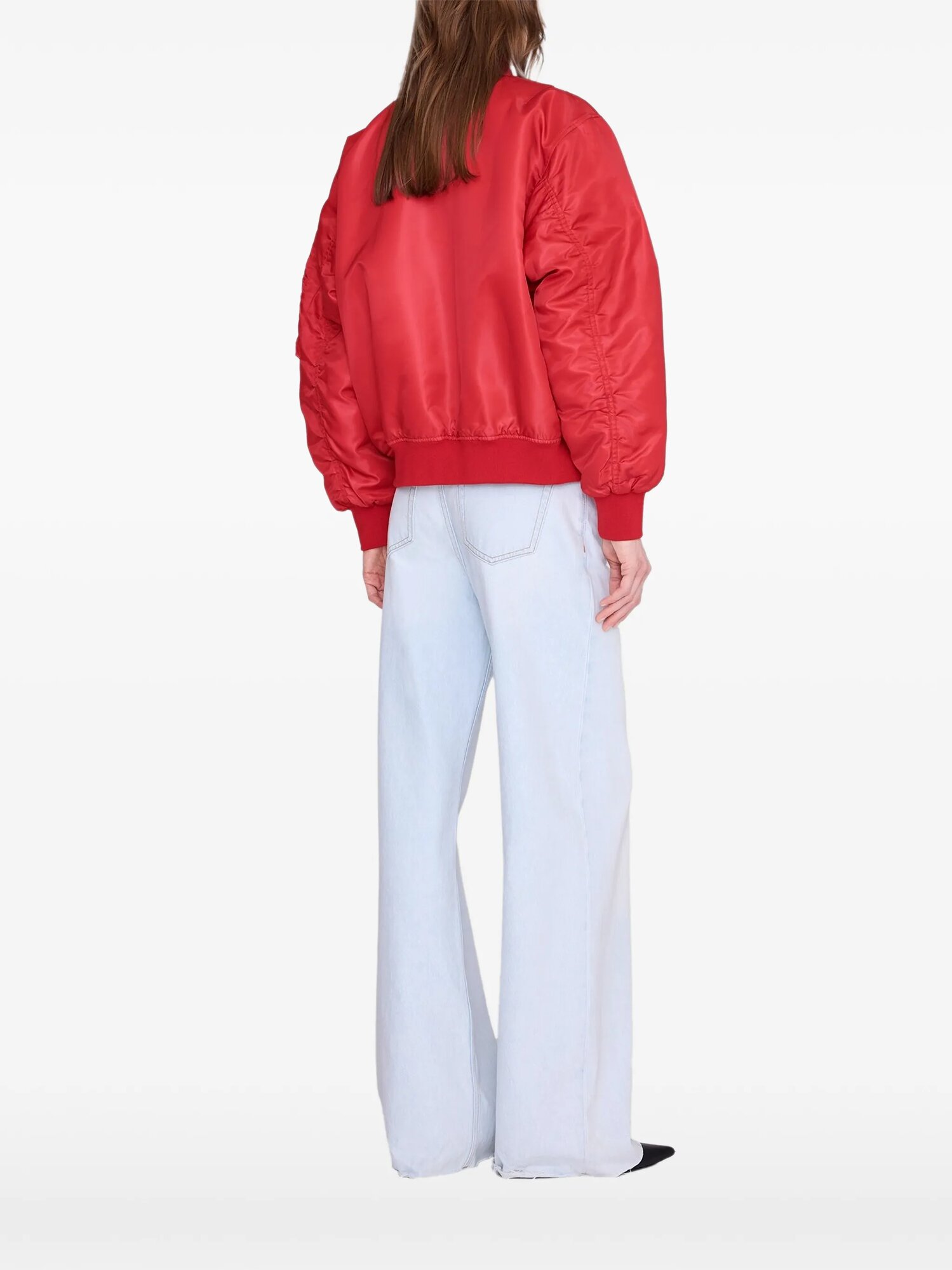 Куртка ANINE BING Leon bomber jacket, размер 32, red — фото 1