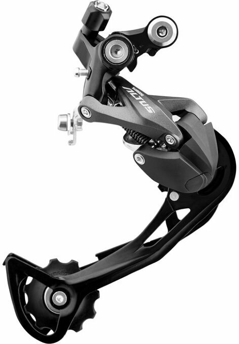 Переключатель задний Shimano Altus, M2000, SGS, 9 скоростей Черный