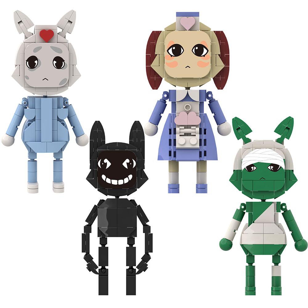 Kонструктор больница для животных roblox роблокс 4шт