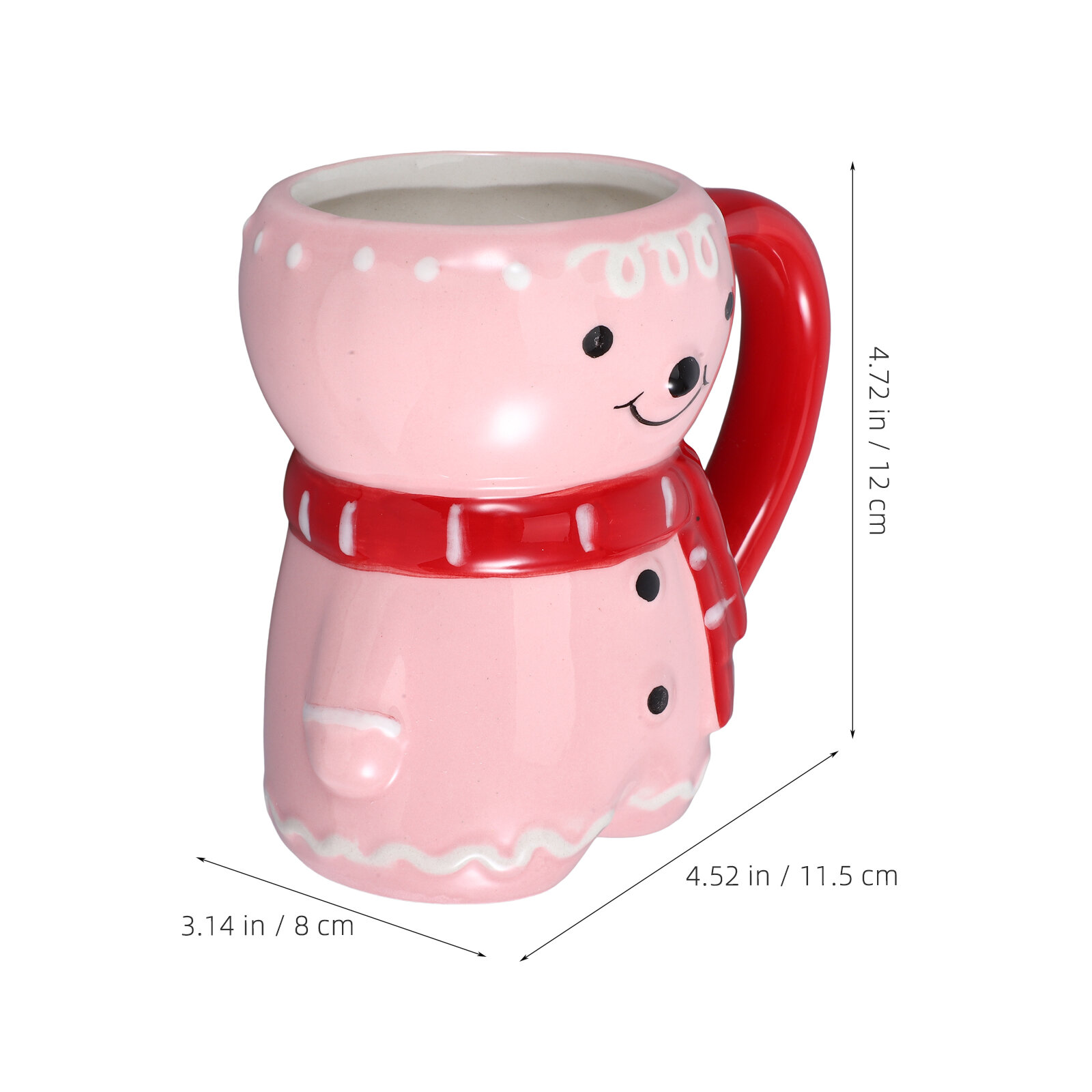 Кружка В Forme Человечка Из Пряника Для Кофе И Чая 12.00X11.50X8.00Cm