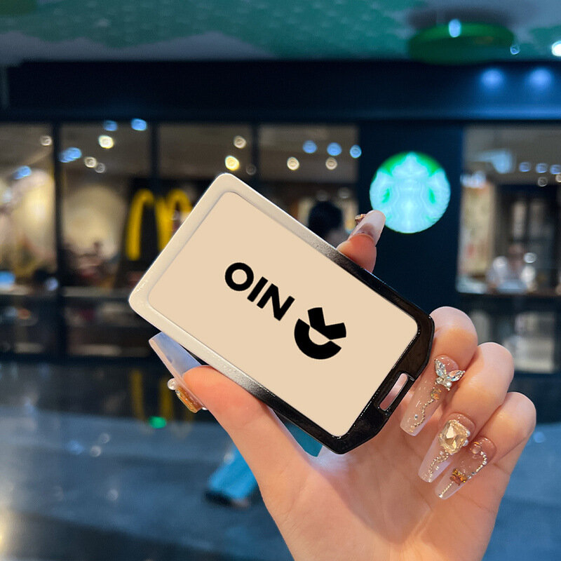 Градиентный белый одинарная оболочка NFC карта ключевой чехол для NIO ES6 ET5T EC6 ES8 совместимый