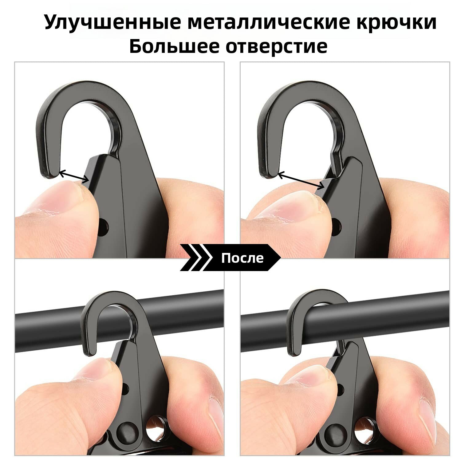 Съемный двуточечный ремень для винтовки с функцией регулировки длины и металлическими карабинами
