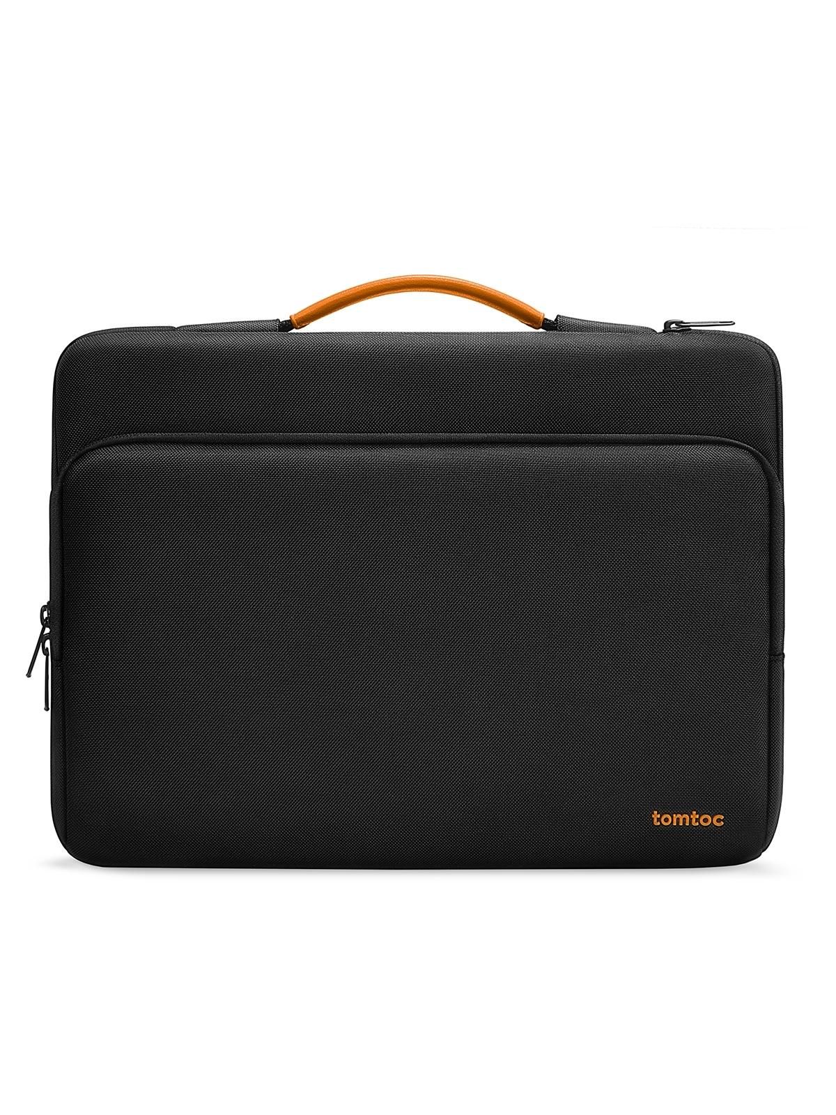 Чехол-сумка Tomtoc Defender-A14 для MacBook Air/Pro 13, портфель с защитой углов, водоотталкивающий, на молнии YKK, черный