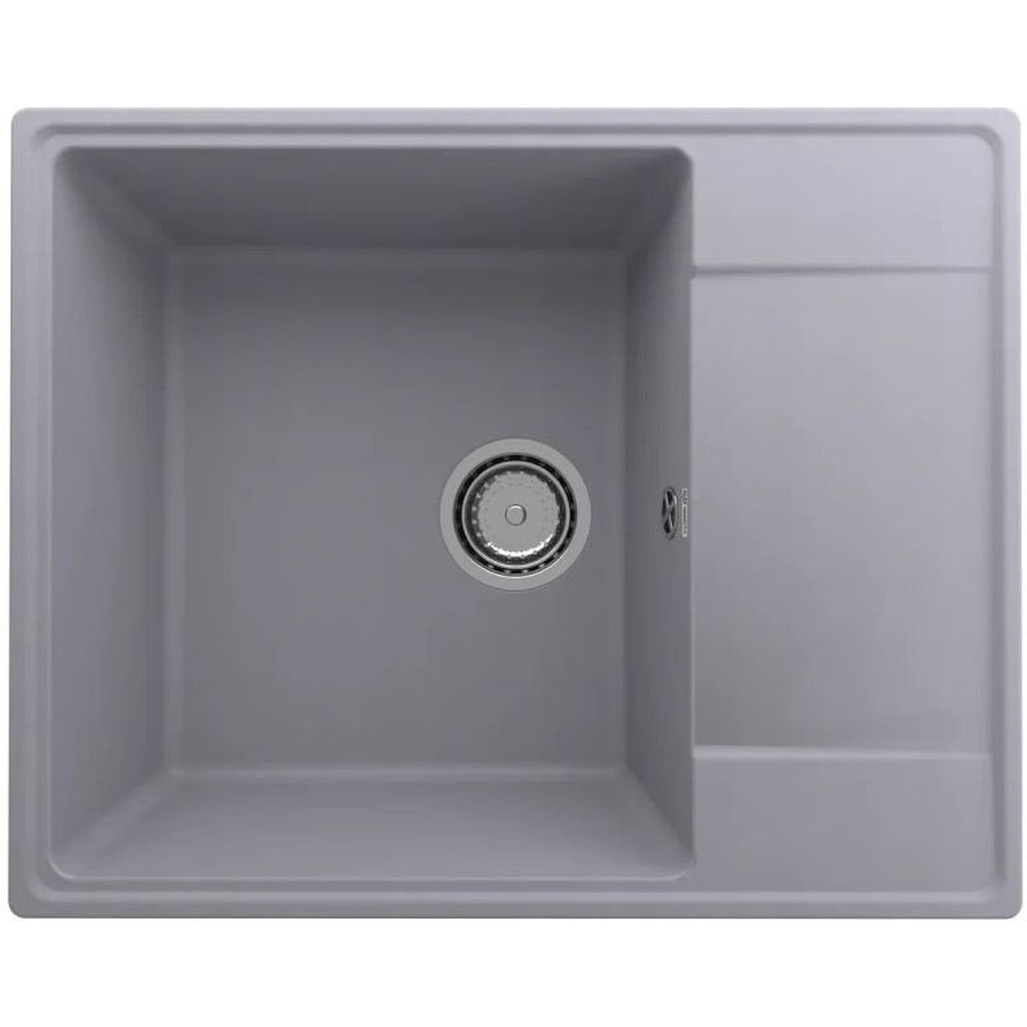 Мойка кухонная Ulgran Quartz Prima 605-05, кварцевый композит, бетон