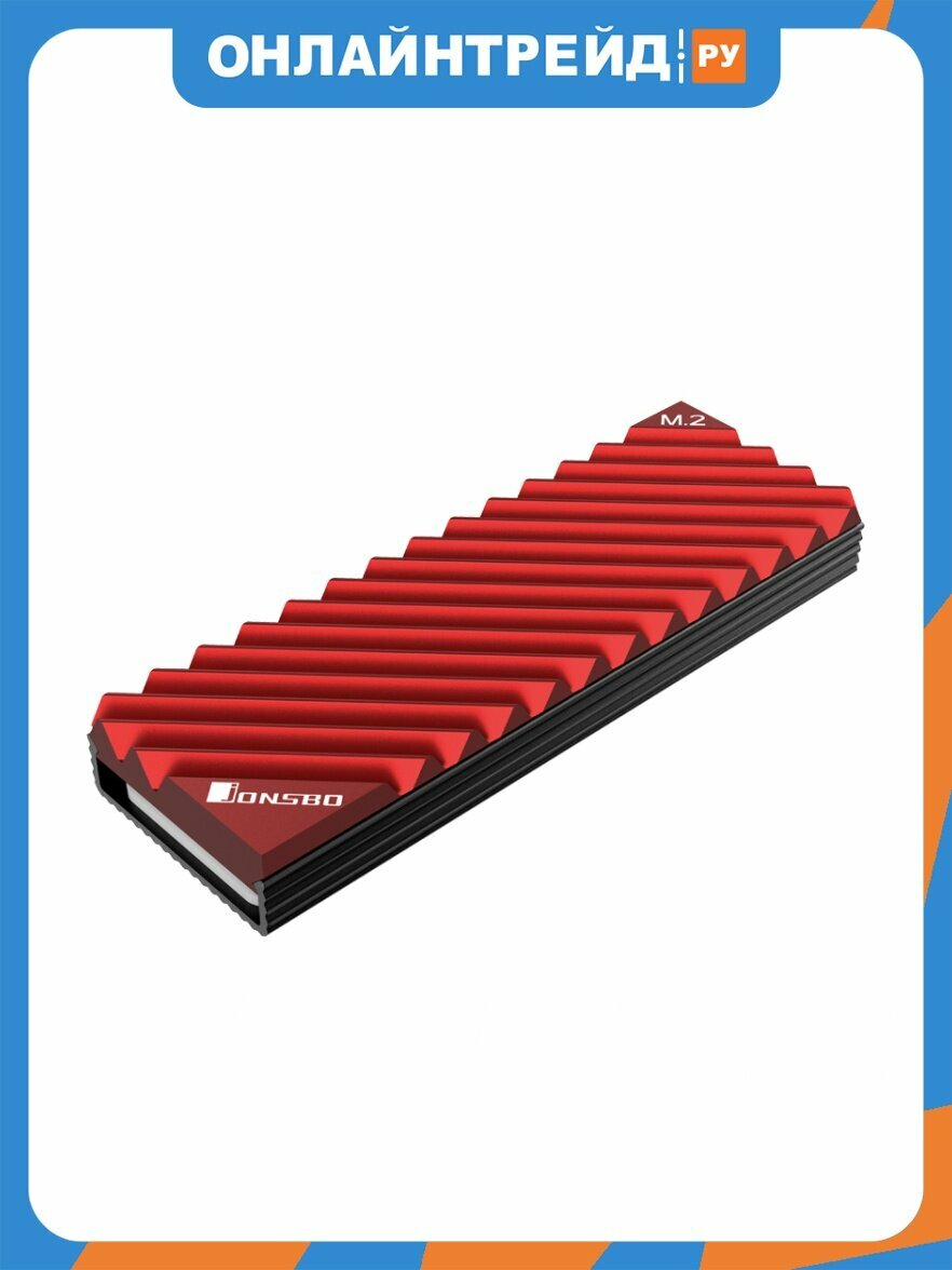 Радиатор для SSD M.2 2280 Jonsbo M.2-3 Red