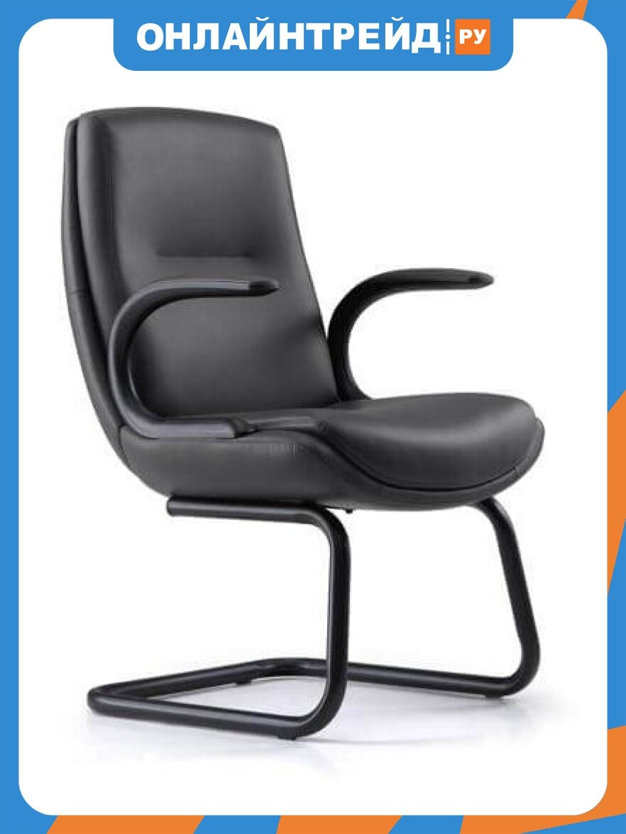 Кресло для посетителей Riva Design CB005006719 Dante-CF C2561-12 Черный