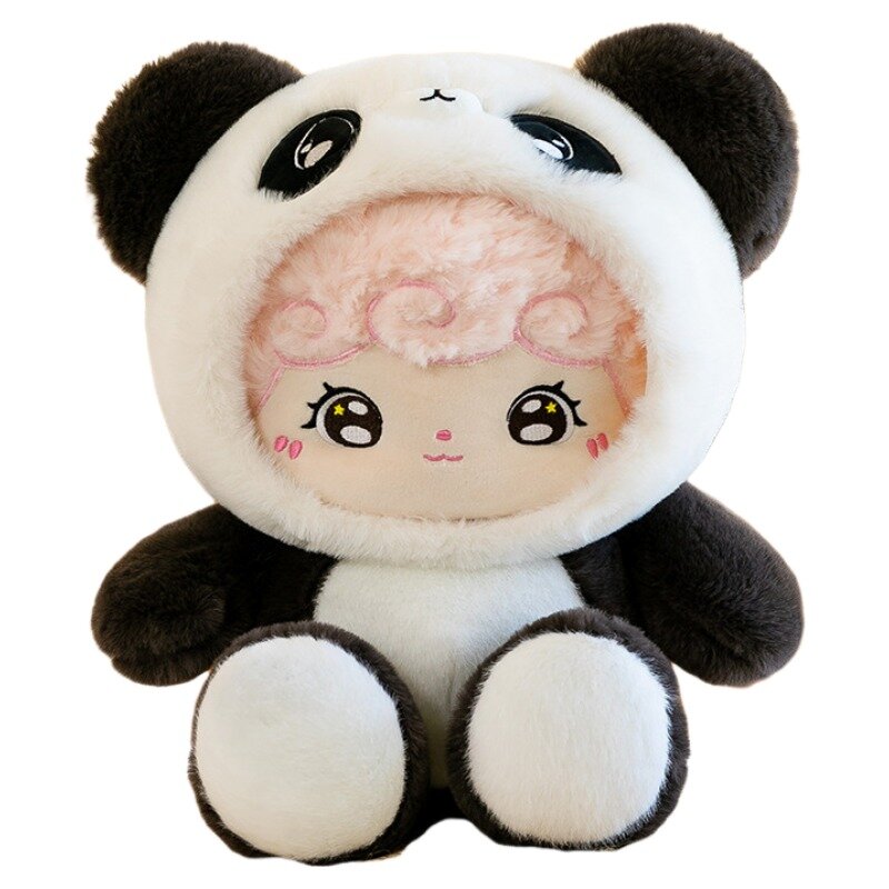 Кукла-трансформер унисекс DUOMIAOYOU Молочная пена, Bear Baby, 23см/34см/52см, 34CM EU