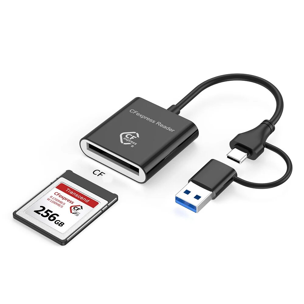 Kebidumei Чтение/запись CFexpress Type B, USB-C