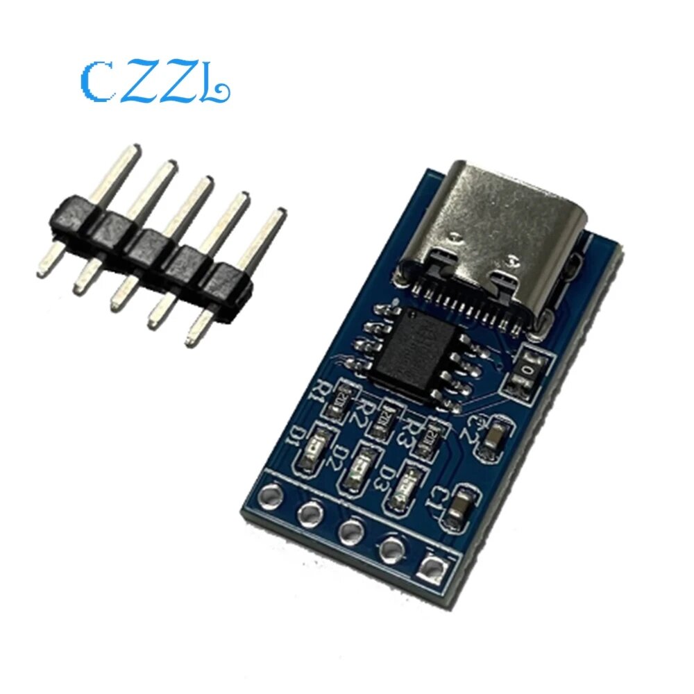 Кабель для прошивки микроконтроллеров Type-C USB на TTL с модулем CH340N для обновления и загрузки программ