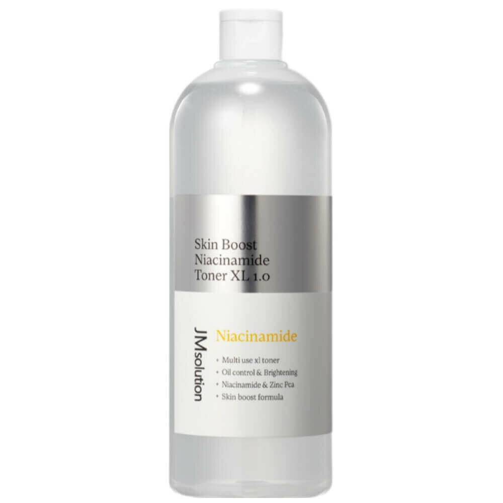 JMSOLUTION JMsolution Себорегулирующий тонер-бустер с ниацинамидом - Skin Boost Niacinamide Toner XL 600 мл. Себорегулирующий тонер-бустер с ниацинамидом 600 мл.