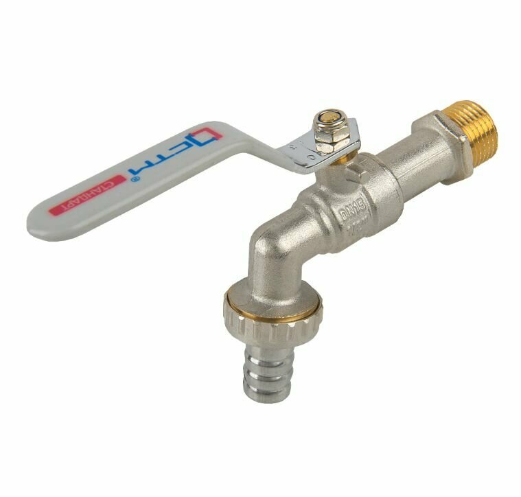 Кран шаровый садовый СТМ 1/2" ручка