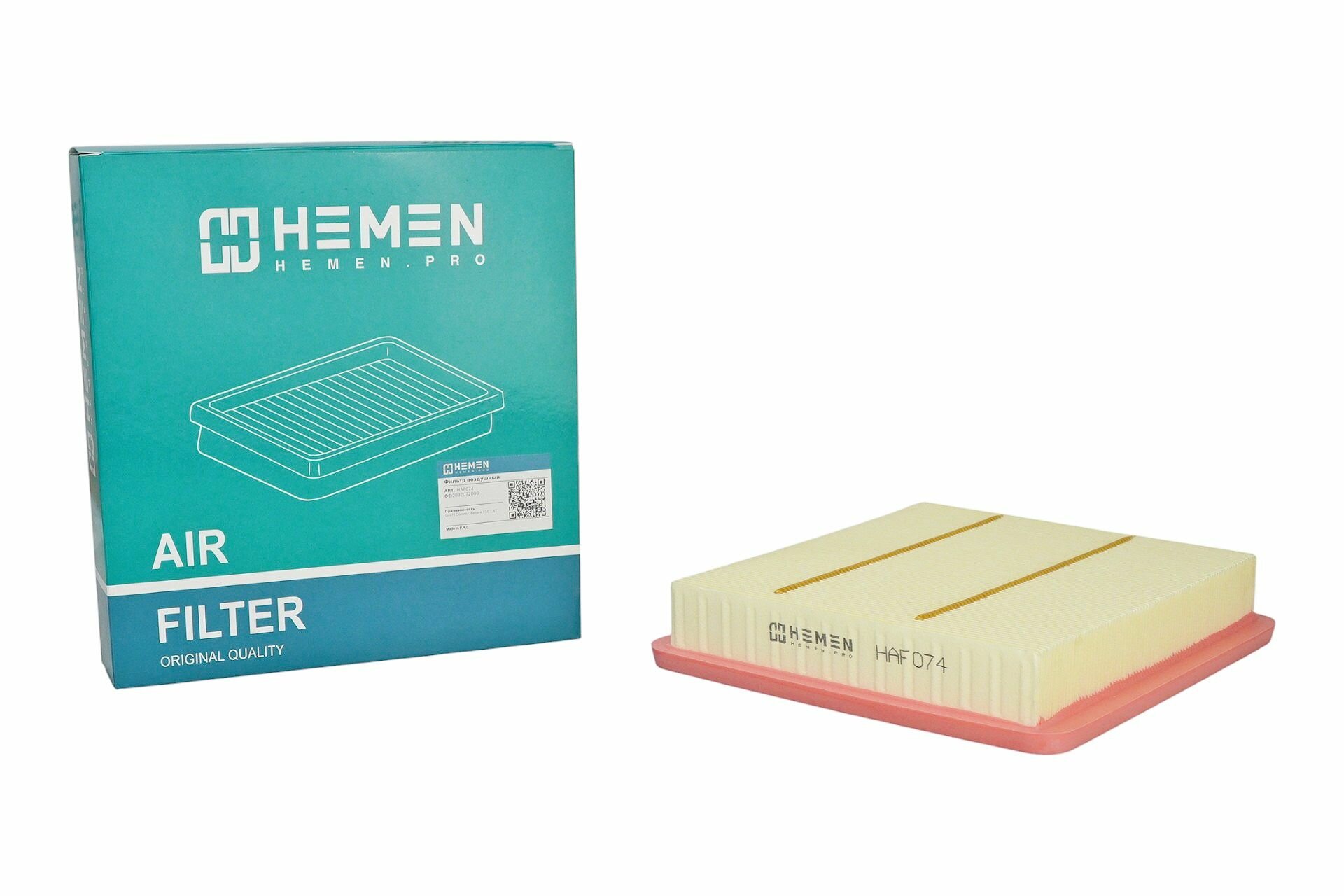 Фильтр воздушный HEMEN Geely Coolray, Belgee X50 1,5T (HAF074)