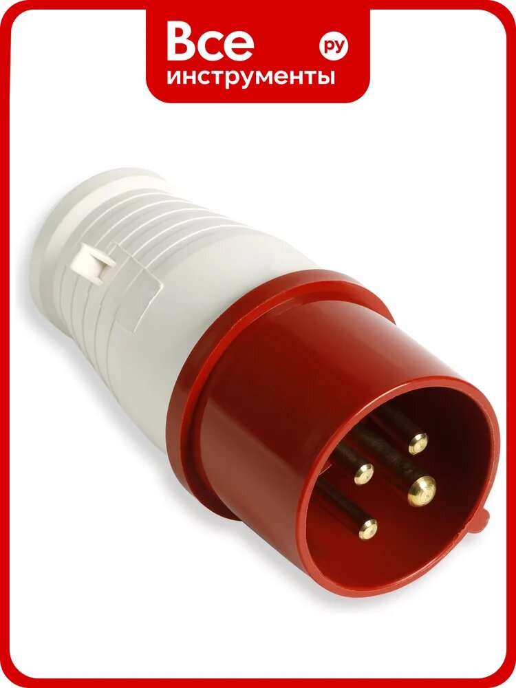 Вилка переносная Smartbuy 014 3Р+РЕ 16А 380В IP44, SBE-16-PP4-380