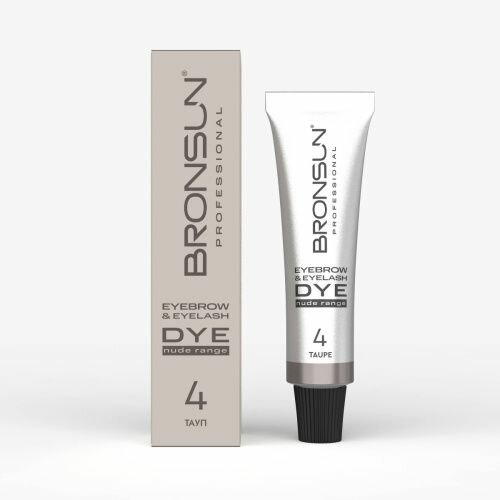 Крем-краска для бровей и ресниц NUDE RANGE BRONSUN, цвет тауп #4, 15 мл BRN00004