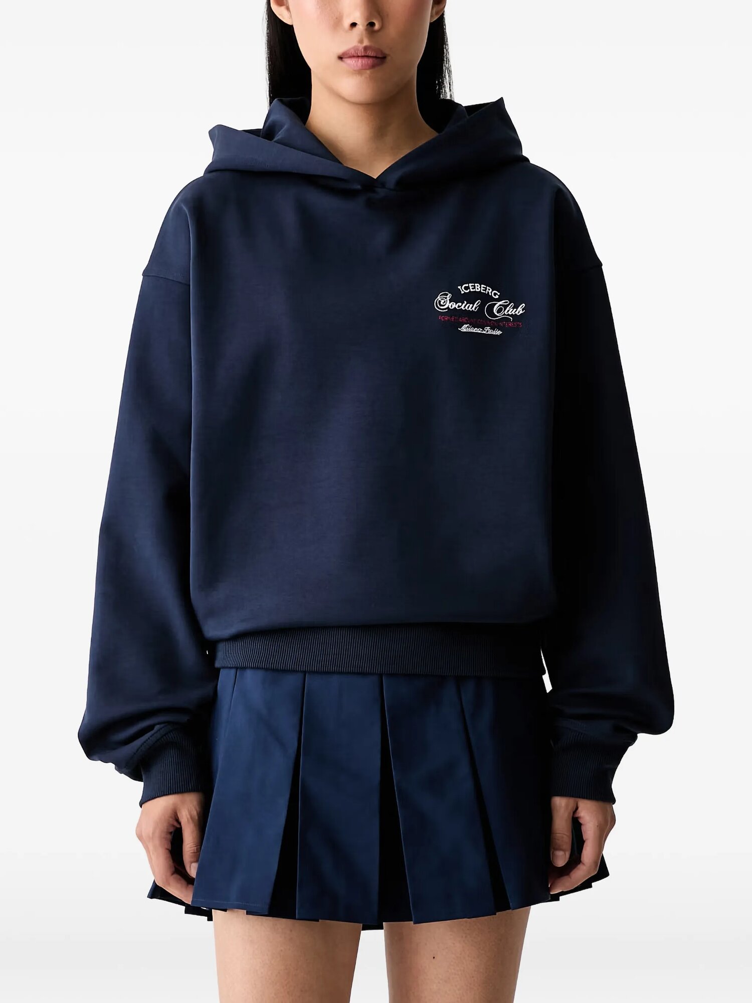 Худи Logo-embroidered hoodie