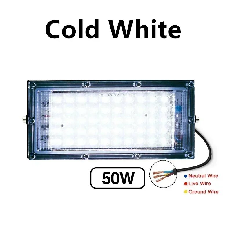 LED Фитолампа 50W Cold White (CW) No Plug