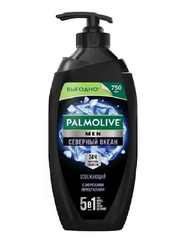 Palmolive Гель для душа FOR MEN Ледяная Арктика 3в1 Северный Океан 750мл/