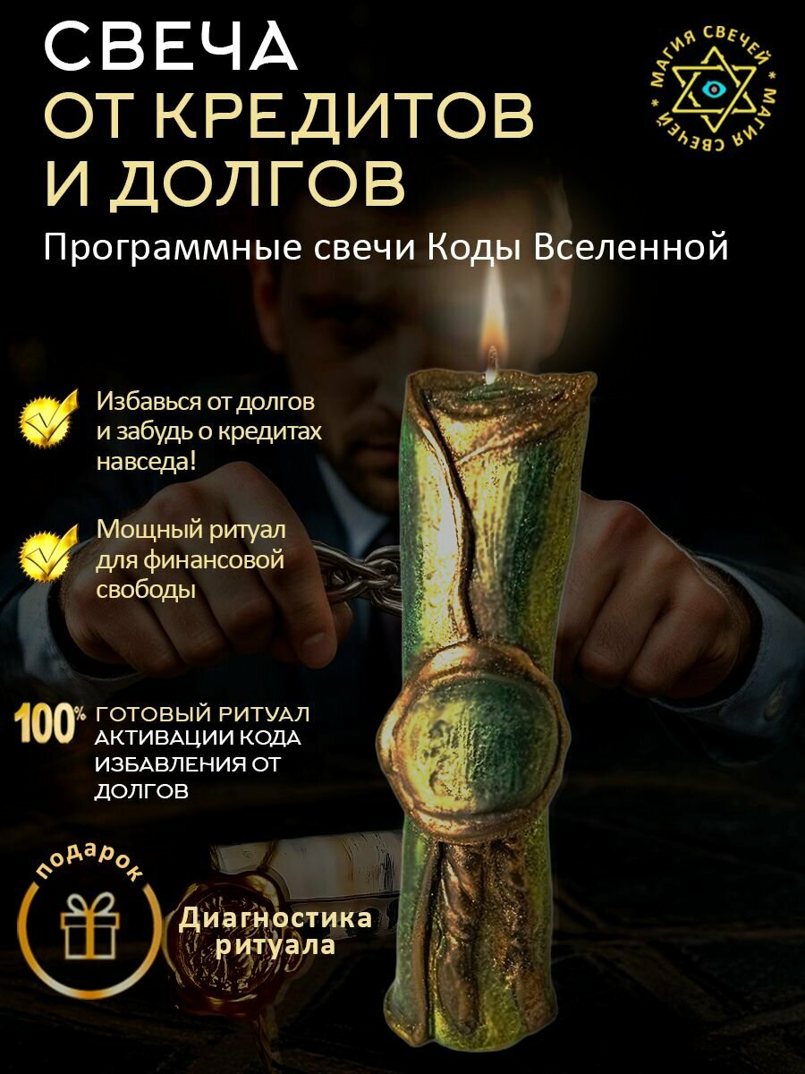 Магическая свеча От кредитов и долгов