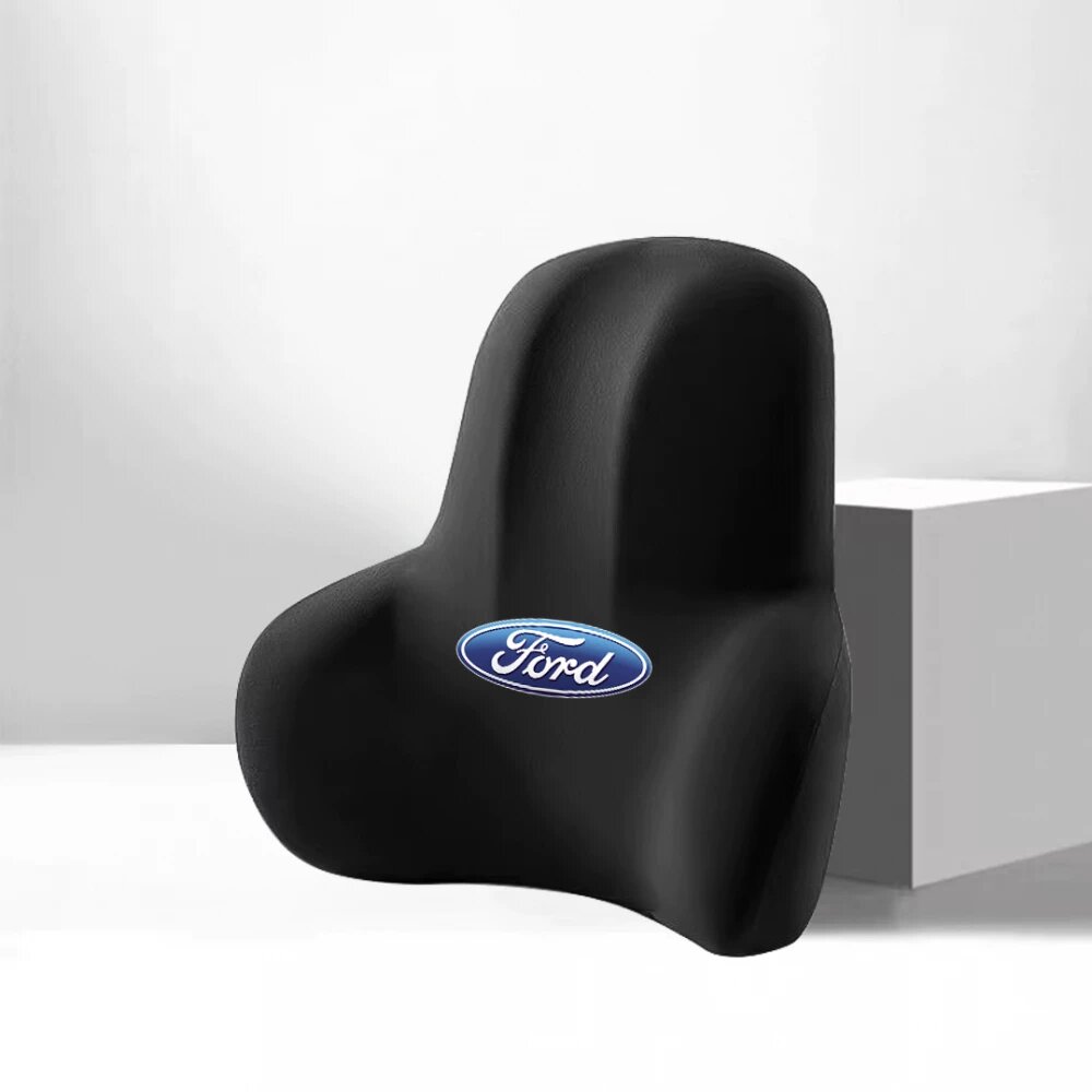 Поясничная подушка из пены с памятью для Ford Ranger 2025, черная, эргономичная поддержка спины, автомобильная подушка,