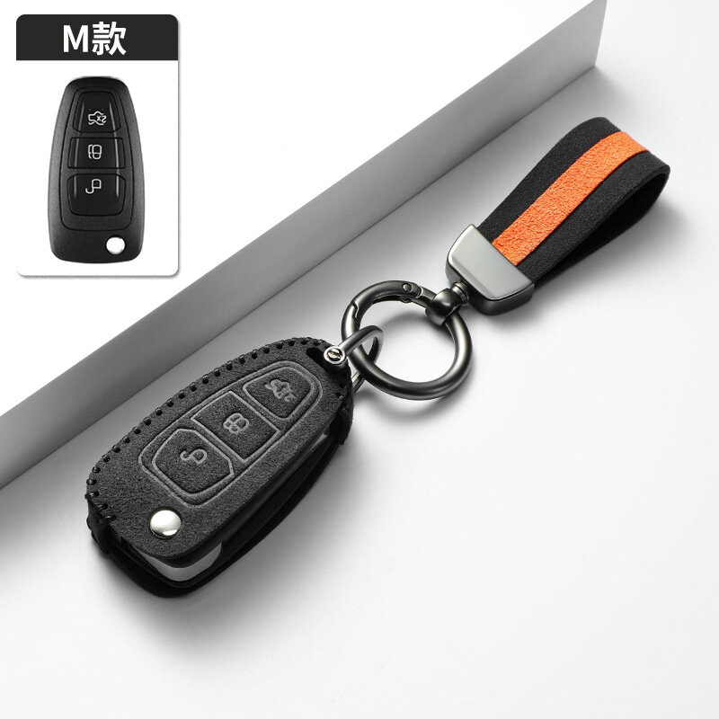 Ford Mondeo Kuga Edge Explorer Focus Key Ring Holder Стиль M Двойная Паттерн Фур Ключевое Кольцо с Выдвижным Ключом